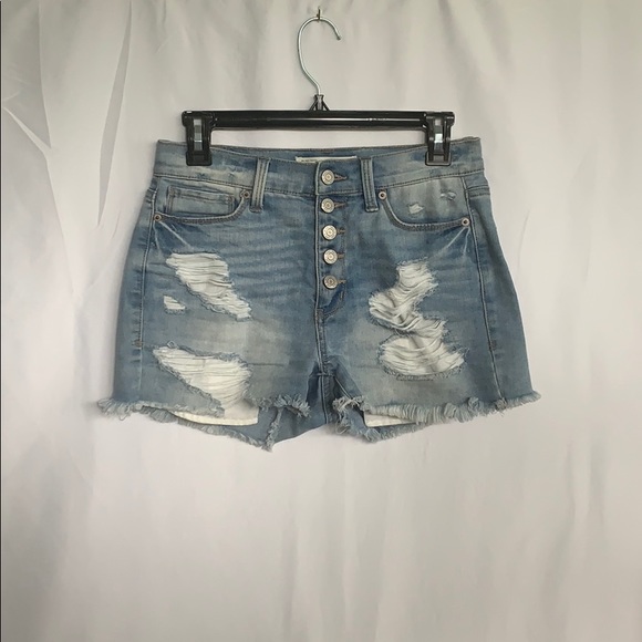 Mudd | Shorts | Distressed 5 Button Fly Shorts C033 | Poshmark
